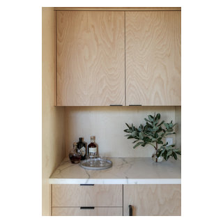 CALACATTA ORO FRANCHI & ARABESCATO OROBICO GRIGIO - Moderne - Bar de ...