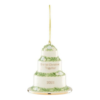 2021 Our First Christmas by Lenox - Traditional - Christmas Ornaments ...