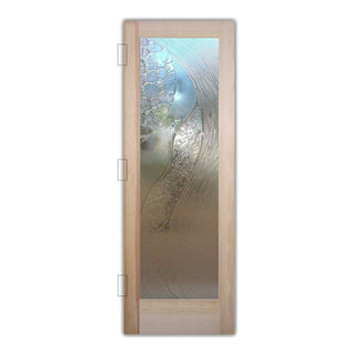 Interior Prehung Door or Interior Slab Door - High Tide - Cast Glass ...