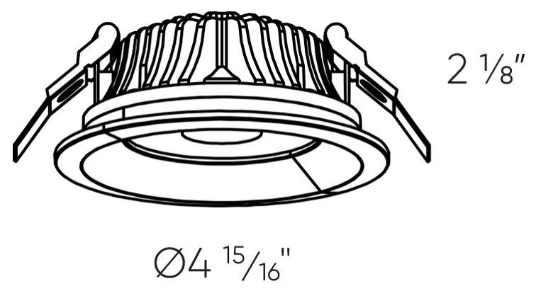 Hilux High Powered LED Commercial Down Light 277V/347V, 4 Inch ...