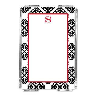 Notesheets in Acrylic Marakesh Single Initial - Mediterranean - Desk ...