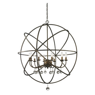 Acadia 10-Light Pendant - Traditional - Chandeliers - by LAMPS EXPO | Houzz
