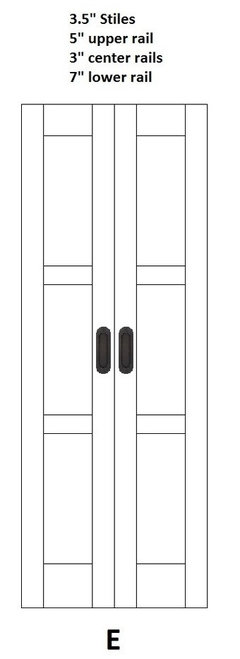Shaker Stile Width for Narrow Doors