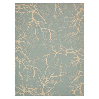 Contemporary Veranda Swim Area Rug, 9'x12' - Contemporary - Outdoor ...