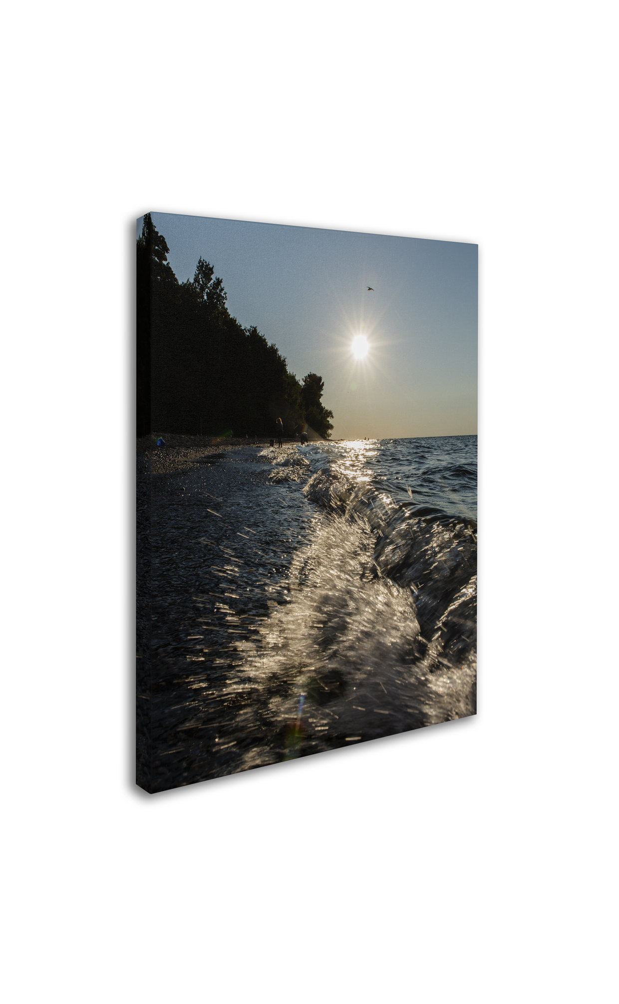 Kurt Shaffer 'Great Lake Afternoon' Canvas Art, 24"x18" - Beach Style ...