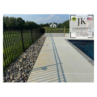 Delaware River Jack Stone Bed Around Pool - Modern - Pool - DC Metro ...