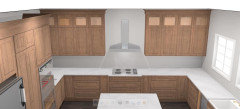 quartzite wrapped range hood? | Houzz Forum