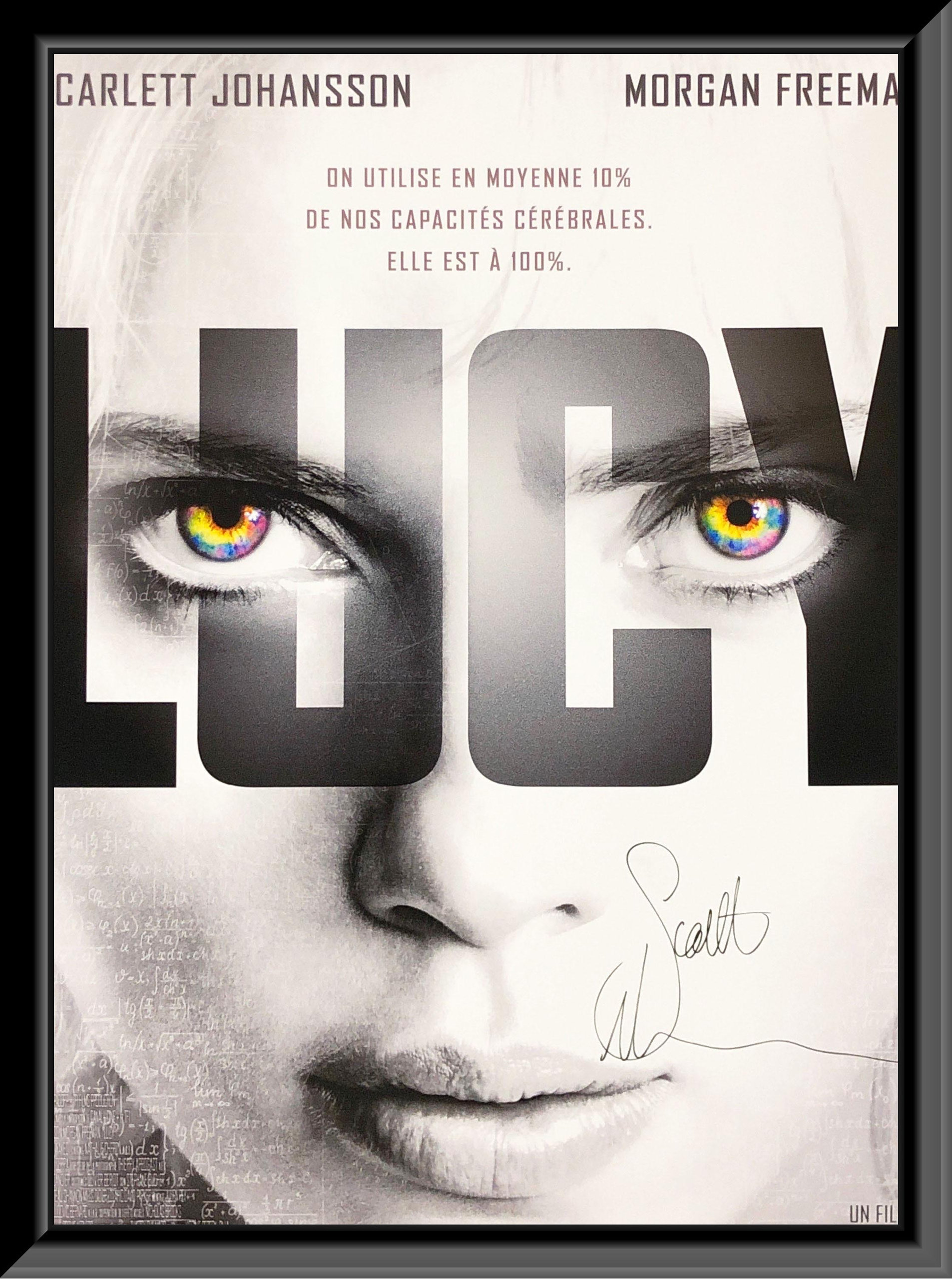 Lucy signed movie poster, 27x40 inches - Contemporary - Prints And Posters - by Dream On ...