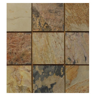 Autumn Slate Tiles, Natural Cleft Face, Gauged Back Finish, Sample ...