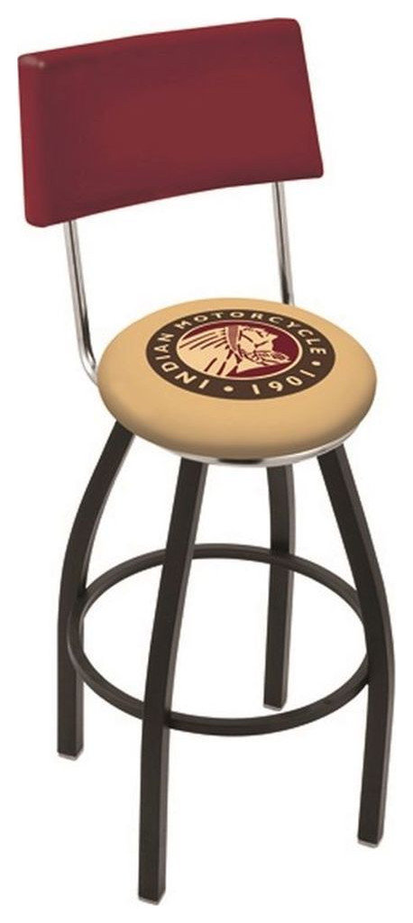 Holland L8C3C Indian Motorcycle 30" Swivel Bar Stool - Chrome ...