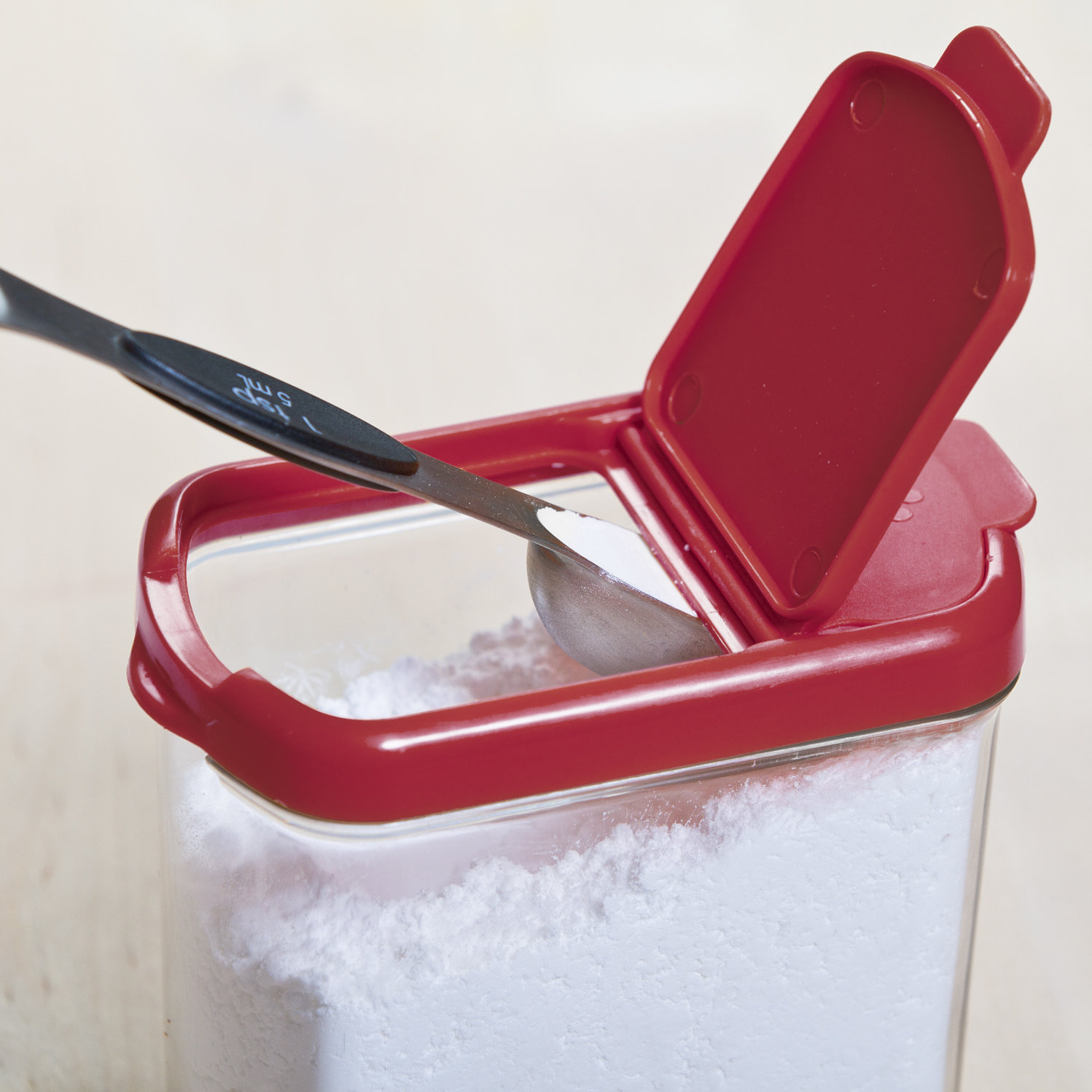 Progressive International Red and White Mini Dry Ingredient Keeper ...