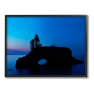 Lake Blue Purple Landscape Photograph, 16"x20" - Contemporary - Prints ...