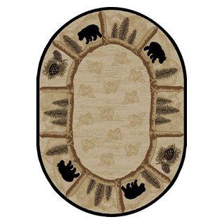 Toccoa Rug, 7'10"x9'10" Oval - Rustic - Area Rugs - by Mayberry Rugs ...