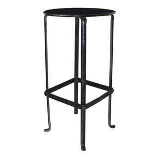 Black Iron Plant Stand - Industrial - Plant Stands And Telephone Tables ...