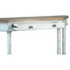 Sunset Trading Cottage Display Table White/Brown Solid Wood Fully ...