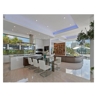 Prestigious Modern Home With Solar Panels - Modern - Kitchen - Other ...