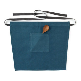 Slate Blue Cafe Waist Apron - Contemporary - Aprons - by LaCozi | Houzz