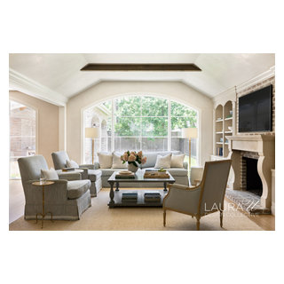 Hedwig Village - Renovation and Addition - Traditional - Living Room ...