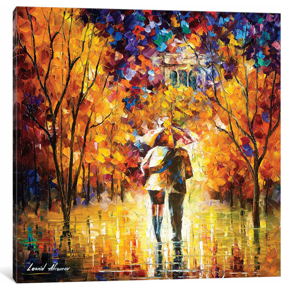 London Saint James Park I by Leonid Afremov Canvas Print, 12"x12"x0.75 ...