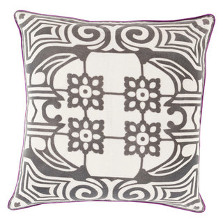 Adrian RayPillow with Down Insert, 18"x18"x4", 18"x18"x4 ...