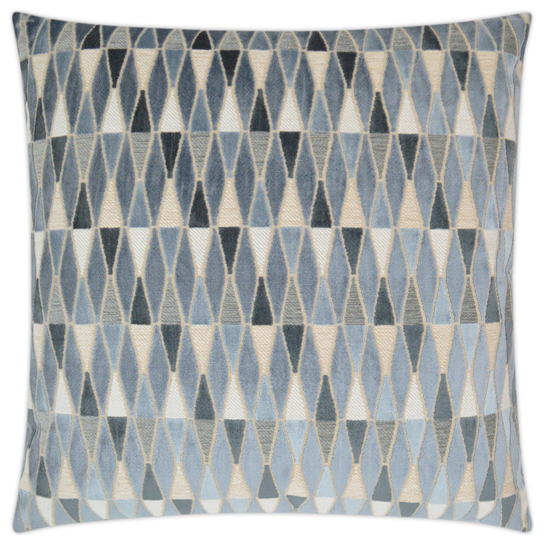 Abrash Pillow - Atlantic, 24" x 24" - Contemporary - Decorative Pillows ...