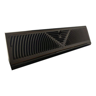 Stamped Steel Baseboard Register, 18" - Transitional - Registers ...
