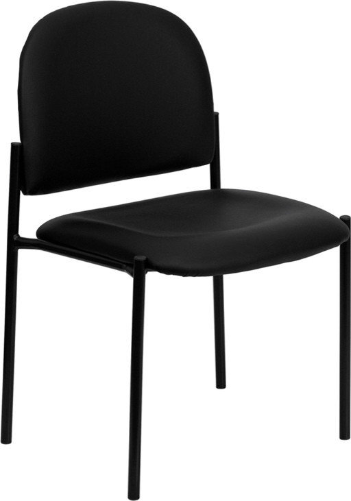 Flash Furniture Stacking Side Stacking Chair in Black and Blue, 20.75 ...