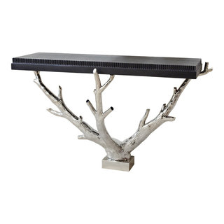 Branch Wall Console, Tree Branch Console Table, Contemporary Entryway ...