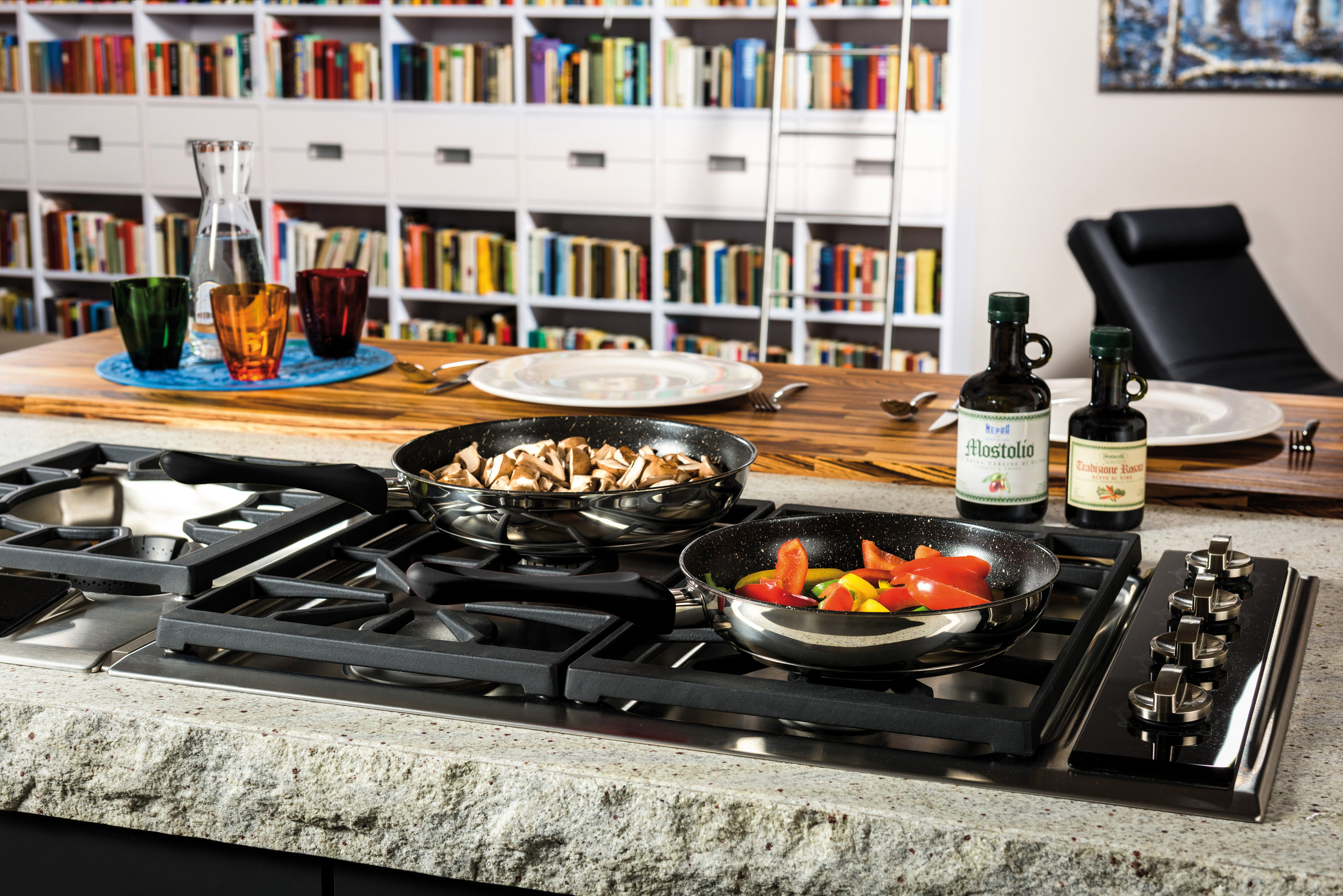 Fantasia Stone Frying Pan, 12.6"dia - Modern - Frying Pans And Skillets ...