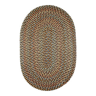 Rhody Rug Cypress Rug, Brown Velvet, 2'X3' Oval, 2'x3' Oval ...