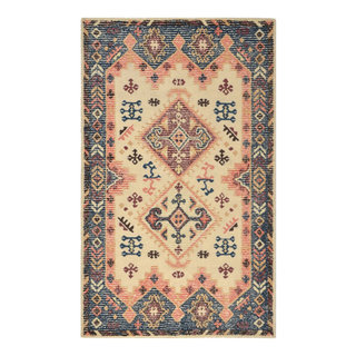 RugSmith Blue Yuma Southwest Transitional Area Rug, 4' X 6 ...