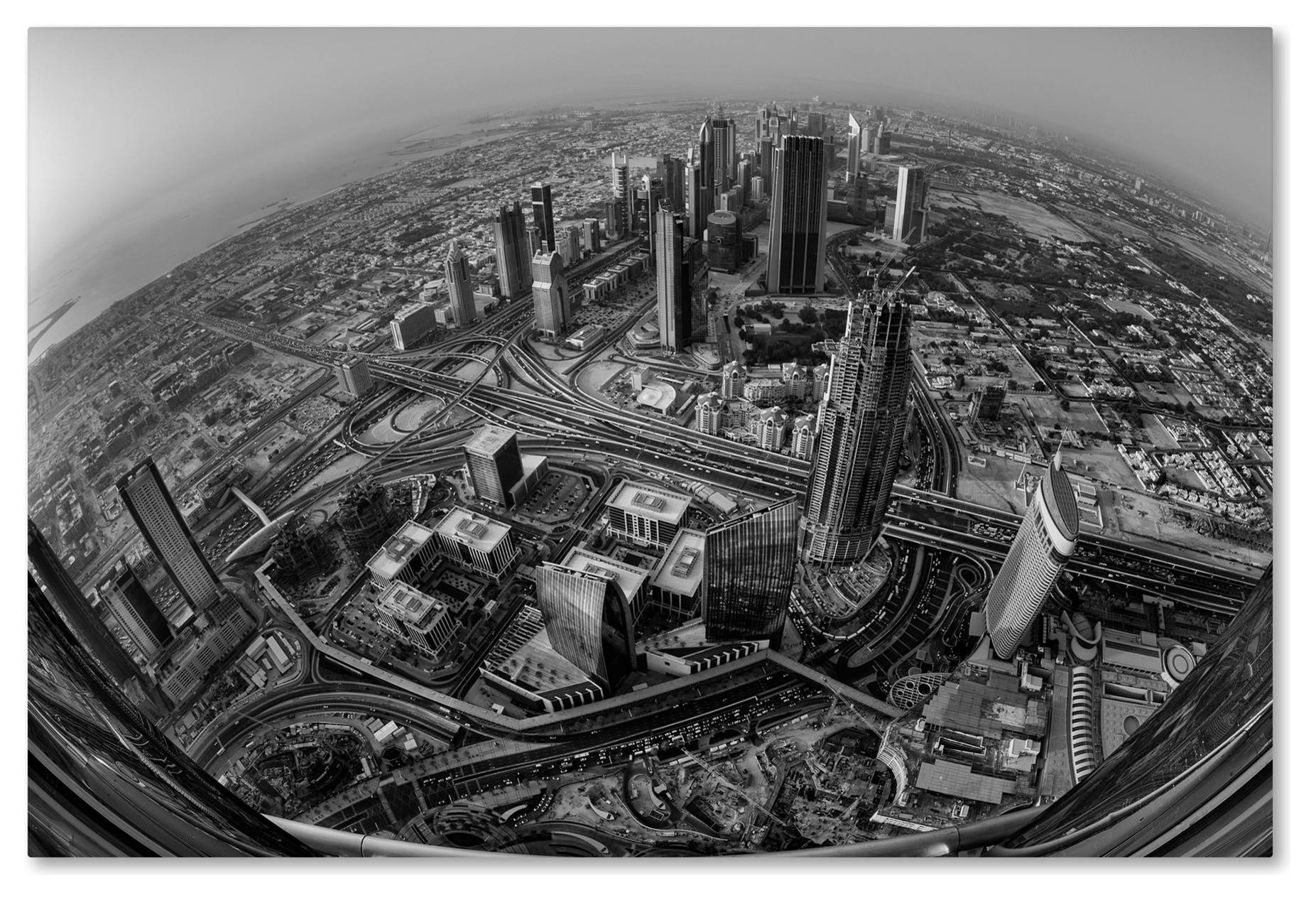 Robert Work 'Dubai At The Top' Canvas Art, 12"x19" - Contemporary ...