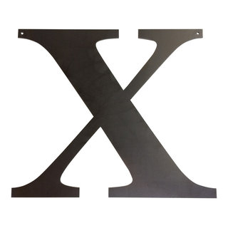 Rustic Large Letter "X", 18" - Contemporary - Wall Letters - by ...