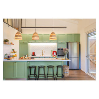 מטבחי עץ - Mediterranean - Kitchen - Tel Aviv - by ארבל מטבחים | עיצוב ...