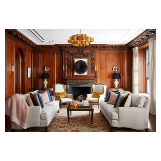 Lake Shore Prewar - Traditional - Living Room - Chicago - by Centered ...