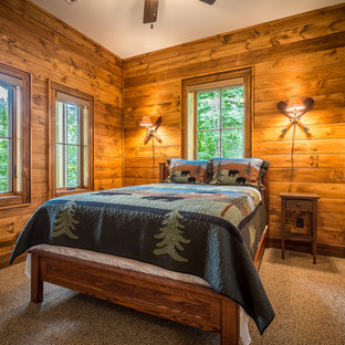 75 Beautiful Rustic Guest Bedroom Pictures & Ideas | Houzz