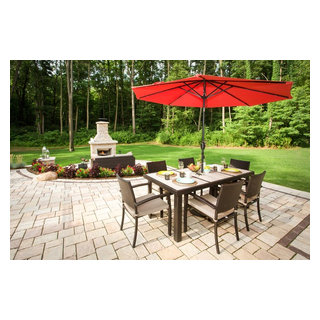 Rosetta Backyard Living Space - Rustic - Patio - Detroit - by Rosetta ...
