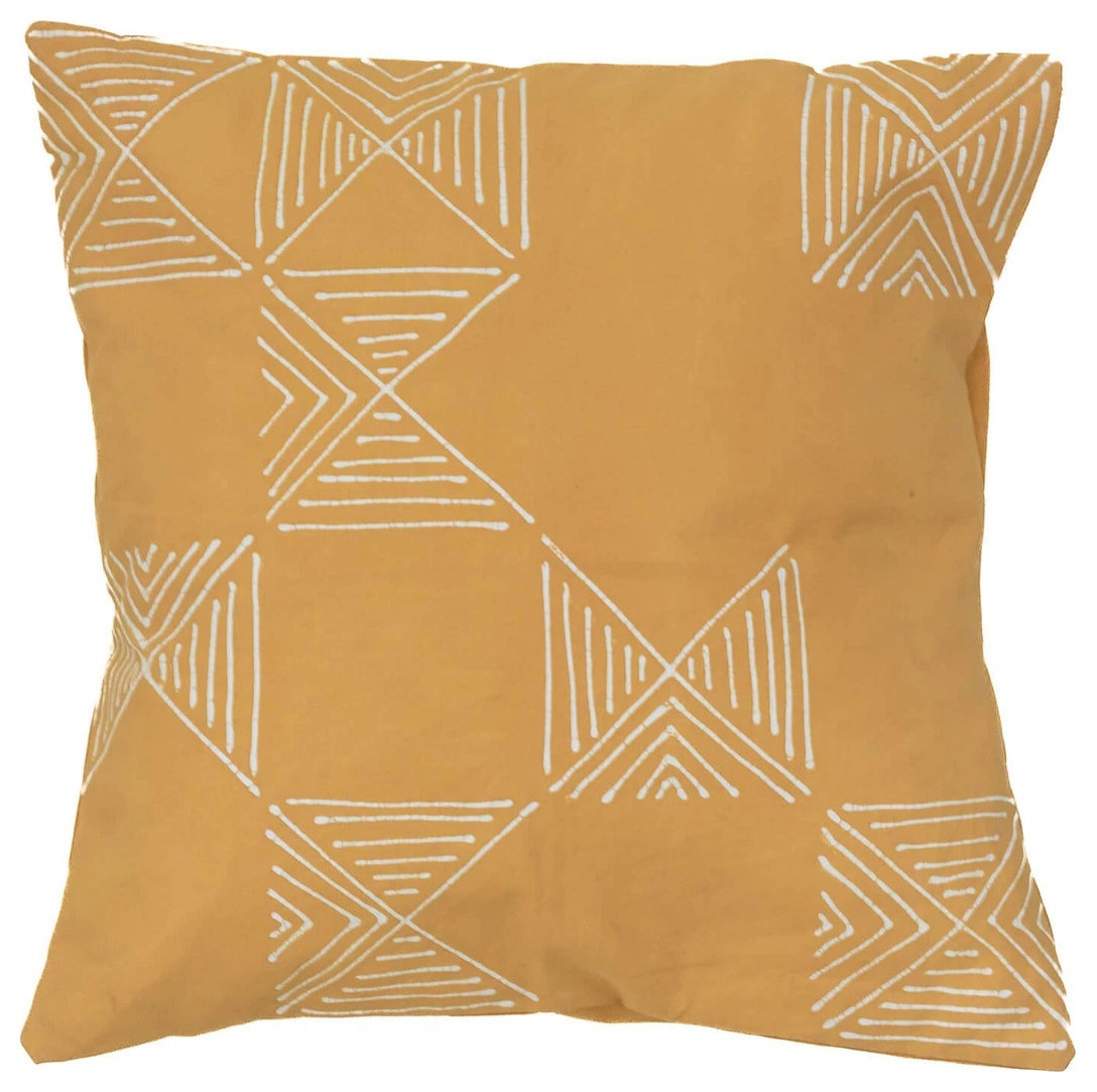 Matika Mustard Grid Pillow - Contemporary - Decorative Pillows - by ...