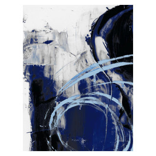 "Indigo Interlude I" Fine Art Giant Canvas print 72"x54", 72 x 54 ...