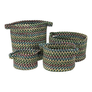 Colonial Mills Basket American Farmhouse Vintage Brick Round ...