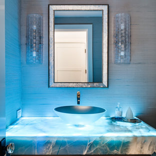 75 Beautiful Coastal Powder Room Pictures & Ideas - September, 2020 | Houzz