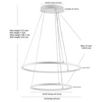 Safavieh Faven Led 24" Pendant - Modern - Pendant Lighting - by ...