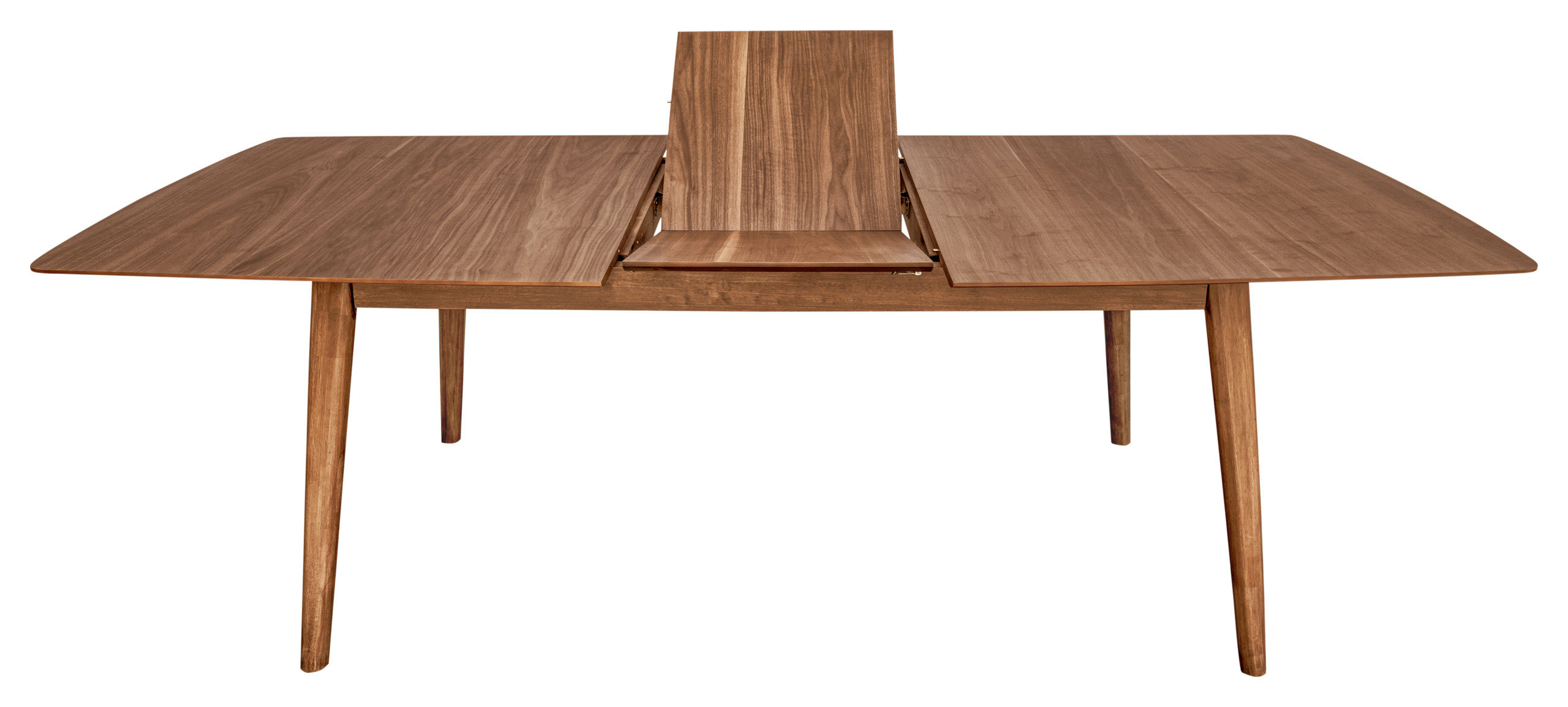 Walnut Extendable Dining Table 75/92x37 - Midcentury - Dining Tables ...