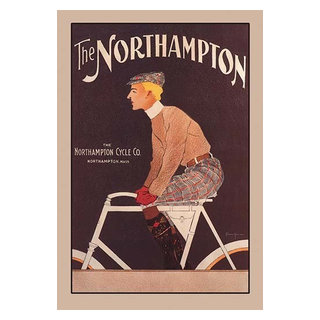 The Northampton Cycle, 12" x 18" - Traditional - Prints And Posters ...