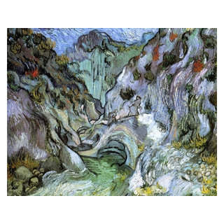 Vincent Van Gogh Ravine Canvas Print - Traditional - Prints And Posters ...