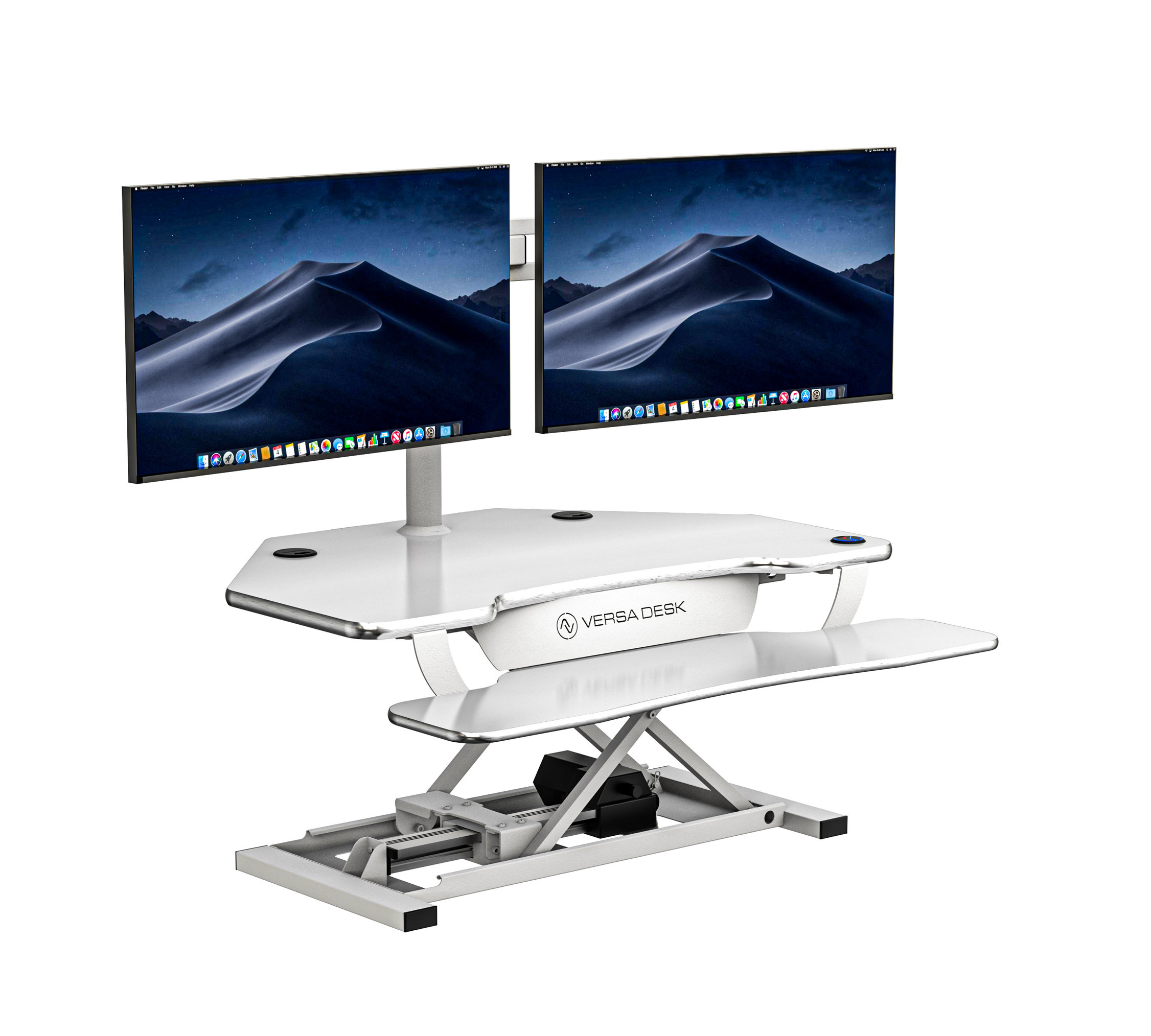 VERSADESK Standing Desk Converter,36” PowerPro Corner Electric ...