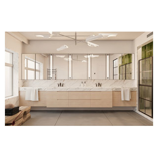 LS bathroom - Contemporary - Bathroom - New York - by XYZ PLANS | Houzz AU