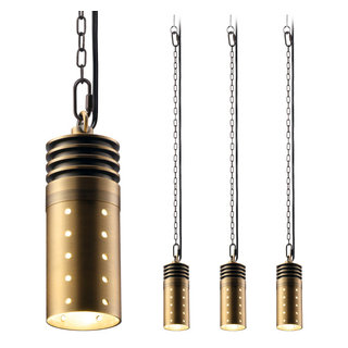 4 Pack LED Landscape Pendant Lights, 2700K Soft White - Transitional ...