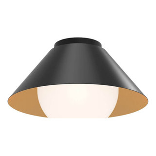 Alora Lighting Remy 1 Light 14" Flush Mount - Contemporary - Flush ...
