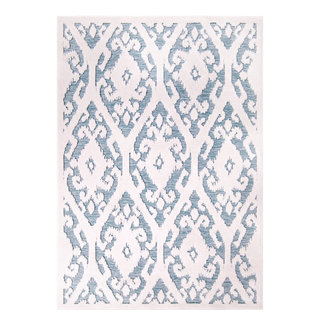 Orian Nouvelle Boucle Toscana Natural Neptune Area Rug, 7'9" x 10'10 ...